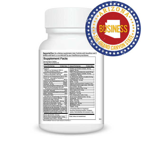 COMPLETE MAN+ 58 Nutrient Multivitamin | ART OF SANTÉ